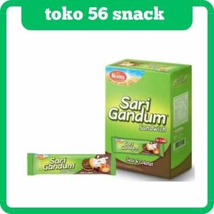Jual ROMA SARI GANDUM RASA SUSU DAN COKELAT 1 BOX ISI 12 BKS @36gr ...