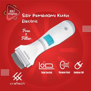 Promo Sisir kutu rambut elektrik Sedot kutu Vacuum ORIGINAL - V Comb - Jakarta Barat - Craftech ...