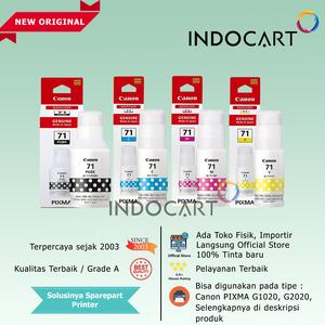 Jual Tinta Original Canon GI 71 GI71 Printer Canon PIXMA G3730 G4770 ...