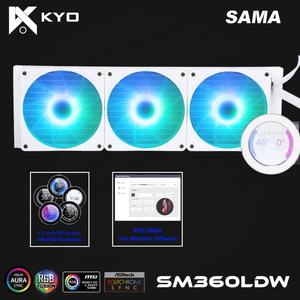 Jual KYO SAMA SM360LDW ARGB AIO Liquid Cooling LCD DISPLAY GARANSI ...