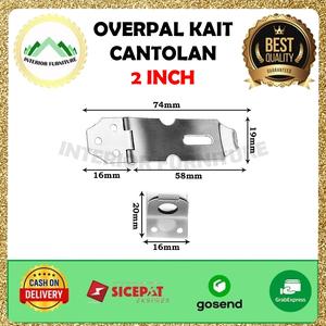 Jual Cantolan Slot Gembok Overpal Putih 2/2.5/3/4/5 Inch Overval - 2 ...
