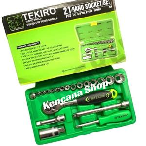 Jual Tekiro kunci sok set 21pcs sock set socket set 21 pcs TEKIRO 1/4"-3/8" - Jakarta Barat ...