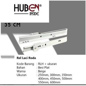 Jual Rel Laci Huben Putih HUBEN Rel Laci Sliding Lemari Bahan Besi ...