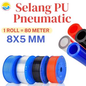 Jual Hose Pu Selang Pu (Pollyurethane) Ukuran Od 8Mm X 5 Mm Roll - Biru - Jakarta Timur ...