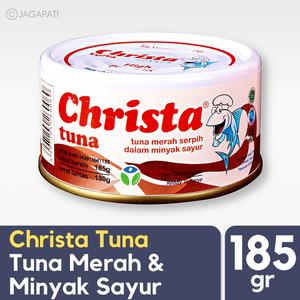 Jual Christa Tuna - Tuna Red Meat Flakes in Oil 185gr - Tuna Kaleng ...
