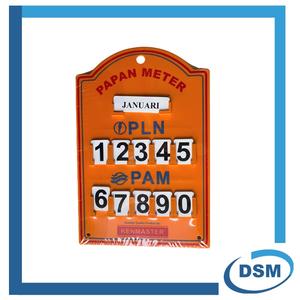 Jual PAPAN METERAN PLN PAM METER KENMASTER PLASTIK STAND - WARNA RANDOM ...
