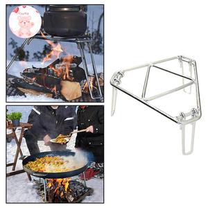 Jual Fire Pit Outdoor Fireplace Stainless Steel Folding Burner Stand ...