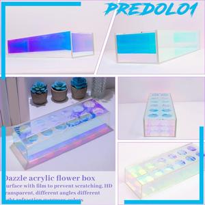 Jual [Predolo1] Vas Bunga Akrilik Centerpiece Panjang Persegi Panjang ...