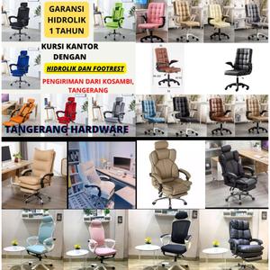 Jual Kursi Kantor Kursi Kerja Hidrolik Dengan Sandaran Kepala Dan Kaki ...