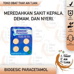 Jual ORIGINAL BIOGESIC PARACETAMOL | OBAT DEMAM | OBAT SAKIT KEPALA ...