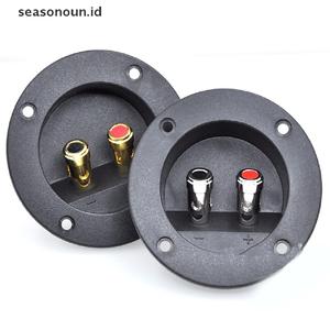 Jual (seasonoun) Terminal Konektor Kabel speaker Bentuk Bulat / Kotak ...