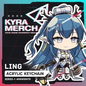 Jual Keychain Arknights Ling - Kab. Sleman - KyraMerch | Tokopedia