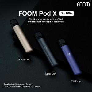 Promo FOOM POD X KIT DEVICE NEW EDITION ORIGINAL FOOM POD X POD KIT ...