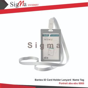 Jual Bantex ID Card Holder Lanyard | Name Tag Portrait #8865 - biru tua ...