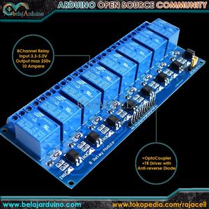 Jual New Relay Module 8 Channel 5V For Arduino ( Best Quality ) - Kota Bekasi - GELORA MUDA ...