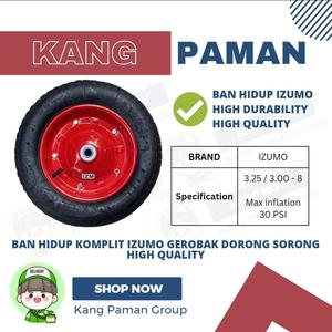 Jual Roda Ban Gerobak Sorong Pasir Cor Roda Hidup & Mati IZM - Ban ...