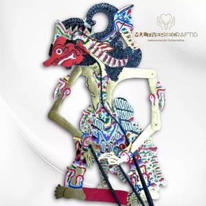 Jual Wayang Kulit Asli INDRAJIT Bahan Kulit Sapi Kualitas Biasa 55 cm ...