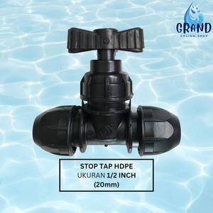 Jual STOP TAP VALVE HDPE COMPRESSION Ukuran 1/2 inch (20mm) - Jakarta ...
