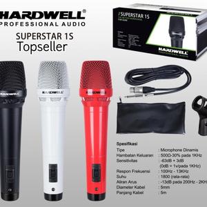 Jual MIC MIK MIKE MICROPHONE KABEL HARDWELL SUPERSTAR 1S SUPER STAR1S ...