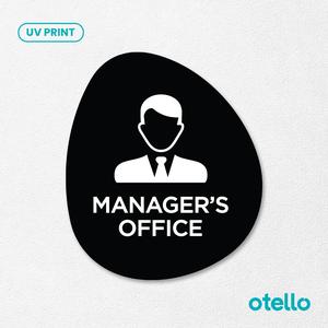 Jual Manager's Office Signage Board Akrilik Tempel Dinding Papan ...