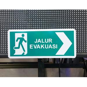 Jual Sign Jalur evakuasi. rambu jalur evakuasi murah. evacuation sign ...