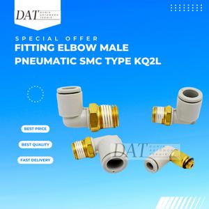 Jual KQ2L 06-04 Fitting Elbow Male Slip Lock Selang 6mm Drat 1/2 Inch ...