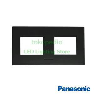 Jual PANASONIC Frame 2 Gang 4 Device Hitam WESJ78049B - Jakarta Barat ...