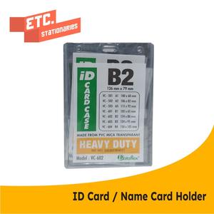 Jual Dataflex ID Card B2 Case Plastik Mika Name Tag Holder VC-602 ...