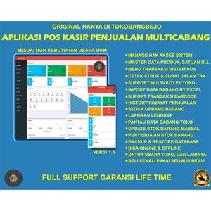 Jual APLIKASI SISTEM POS KASIR PENJUALAN INVENTORI TOKO MULTICABANG ...