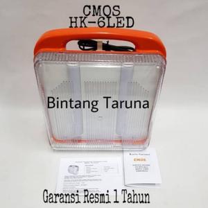 Jual Lampu Emergency CMOS HK6LED Emergency Lamp CMOS HK-6LED Original ...