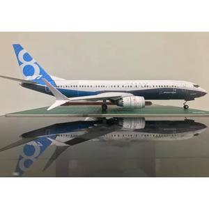 Jual DIY Miniatur Papercraft Pesawat Boeing 737 Max Factory Livery ...