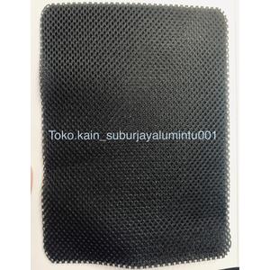 Jual BAHAN KAIN JALA DOBEL MES DOUBLE MESH HITAM JALA MESH SANDWICH ...