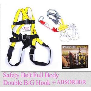 Jual Safety Belt Full Body Harness GOSAVE PRO ABSORBER Double Big Hook - Jakarta Timur - isti ...