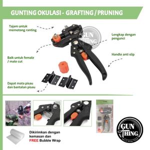 Jual Gunting Okulasi / Gunting Stek Sambung Tanaman / Grafting Pruning ...