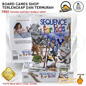 Jual NEW Game Sequence for Kids Trilingual - Board Games Card - Kab ...