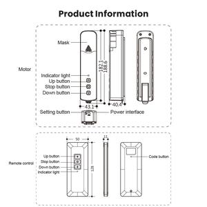 Jual Onndo Tuya Rantai Wifi Bermotor Roller Shutter Blinds Shade Drive ...