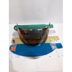 Jual Paket kaca helm flat-datar - flat visor tear off dan tear off post ...
