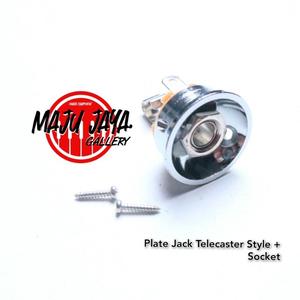 Jual SOCKET JACK PLATE PLAT TELECASTER STYLE PREMIUM SQUIER CV SPEC ...