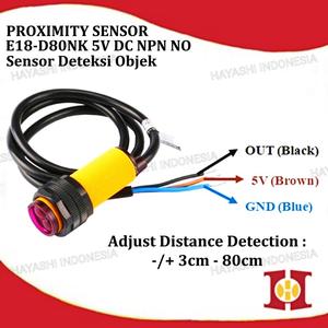 Jual E18-D80NK Adjustable Infrared Proximity Distance Sensor Switch ...