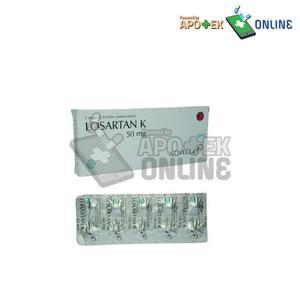 Jual LOSARTAN K 50MG 1 STRIP ISI 10 TABLET - Kota Bandung - Apotek Baladewa Farma 2 Bojongloa ...