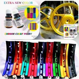 Jual US METALIC PAINT PRETTY CHROME COLORING PEWARNA LOGAM CHROME OLES ...