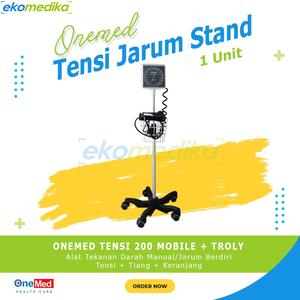 Jual Tensi Aneroid Stand ONEMED Tensimeter Jarum Mobile Berdiri Onemed ...