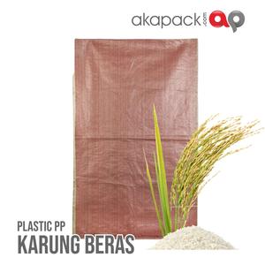 Jual Karung Tenun Pp Warna Coklat untuk Kemasan Beras 50Kg/ KARUNG ...