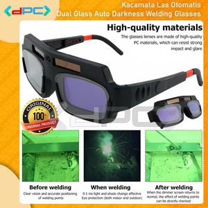 Jual Kacamata Las Automatic Dual Glass Solar Auto Darkness Welding ...