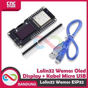 Jual Lolin32 Wemos Esp32 With Oled Display Iot Bluetooth 4Mb Esp32 Wifi ...