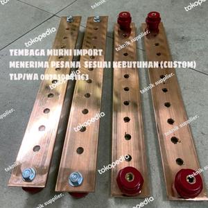 Jual Busbar tembaga 5mm x 50mm x 400mm + lubang M10 - Jakarta Barat ...