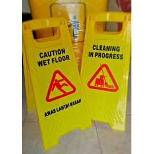 Jual Warning Sign Floor Wet Floor Papan Peringatan Lantai Basah Licin ...