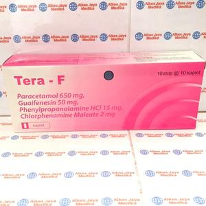 Jual Tera - F Box Isi 10 Strip 10 Tablet - Obat Demam Bersin - Bersin ...
