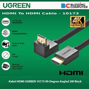 Promo UGREEN Kable HDMI to HDMI 90-Degree Angled 2M 4K UltraHD 10173 ...