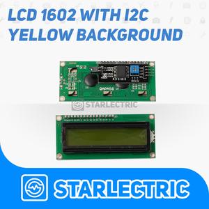 Jual LCD 16x2 1602 Kuning Yellow LCD With I2C IIC Module Arduino Murah ...